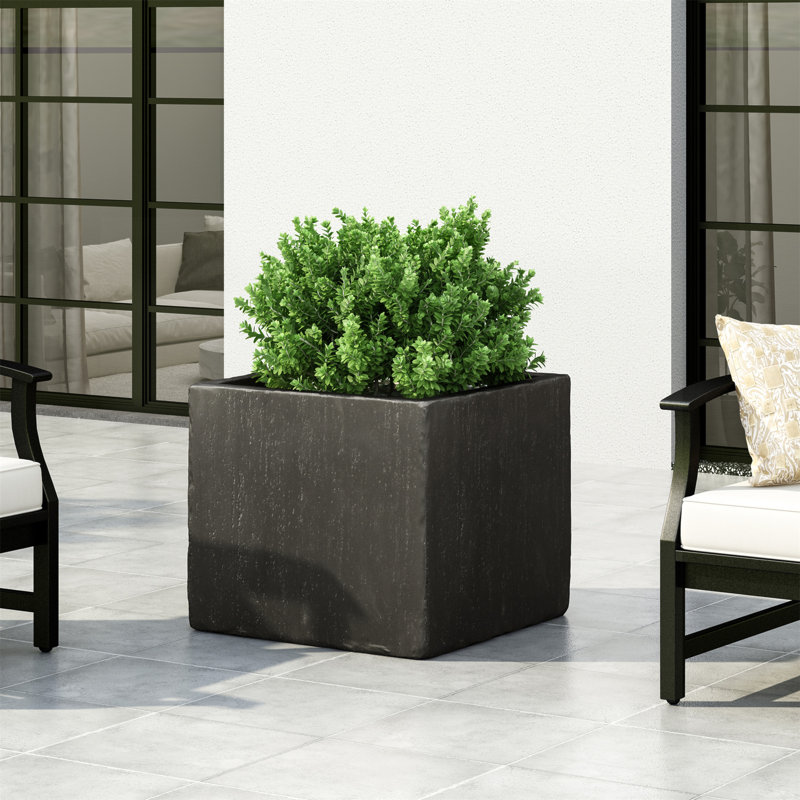 Hokku Designs OUTDOOR LARGE SQUARE PLANTER | Wayfair